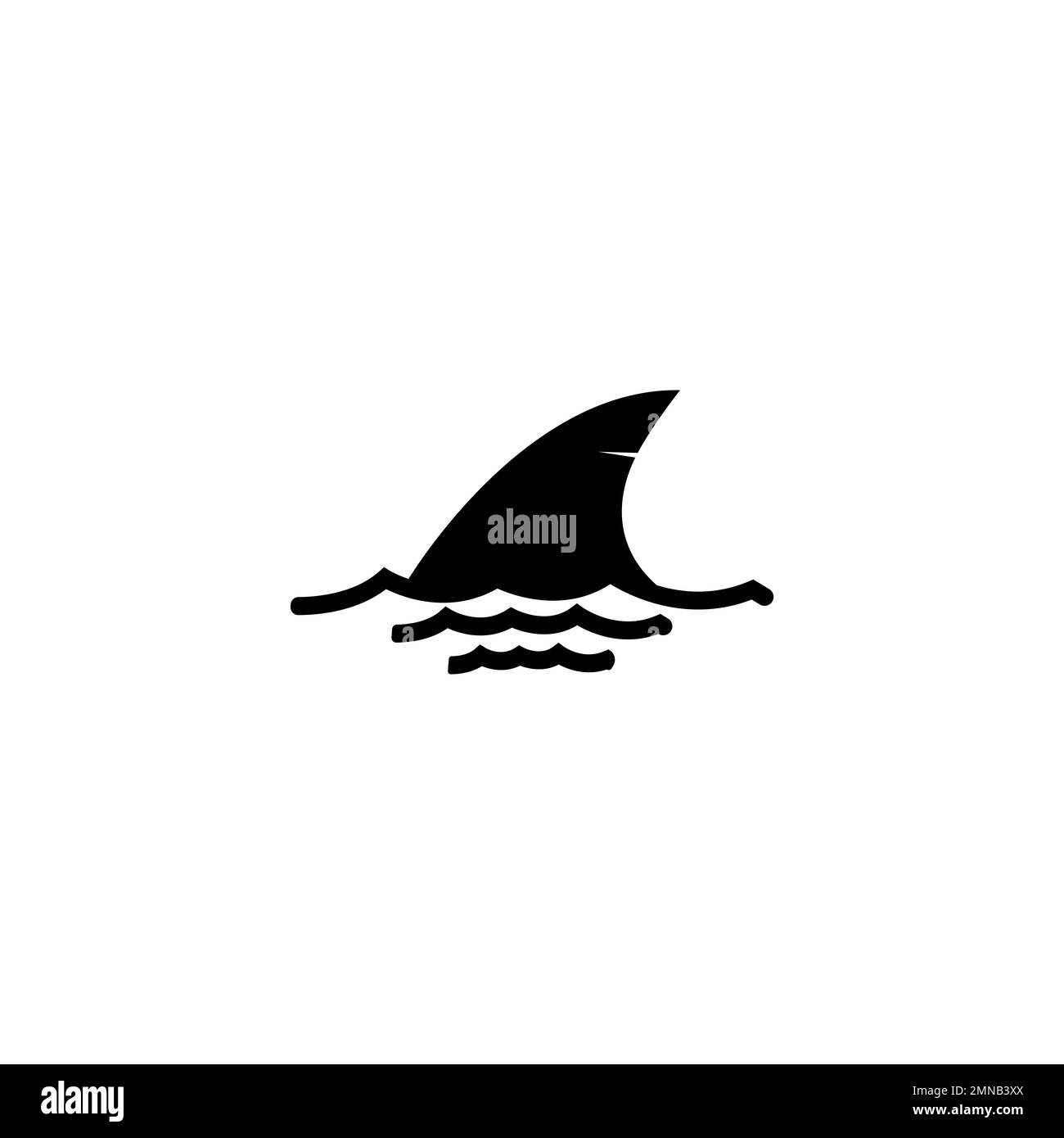 Shark Fin Clipart Black And White Cross