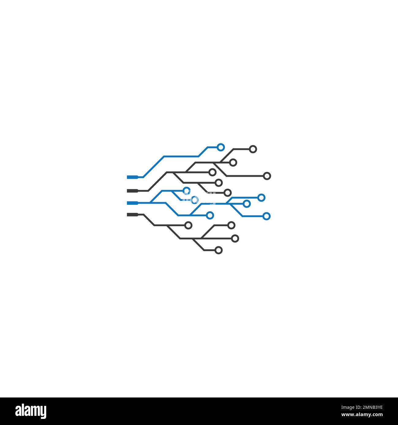 electrical Circuit icon illustration design vector symbol logo ...