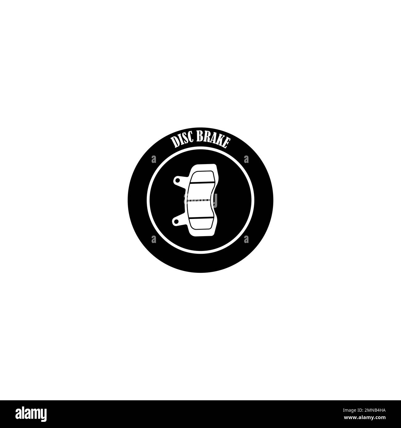 disc brake pads icon vector illustration logo design template Stock ...