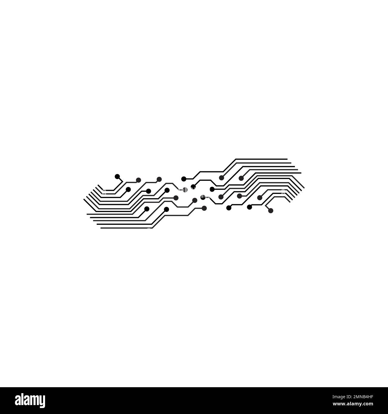 electrical Circuit icon illustration design vector symbol logo ...