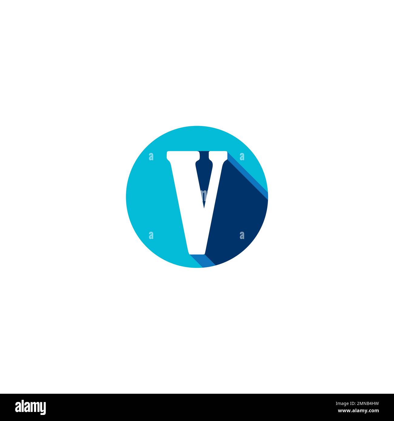 letter V . logo vector illustration design template Stock Photo - Alamy