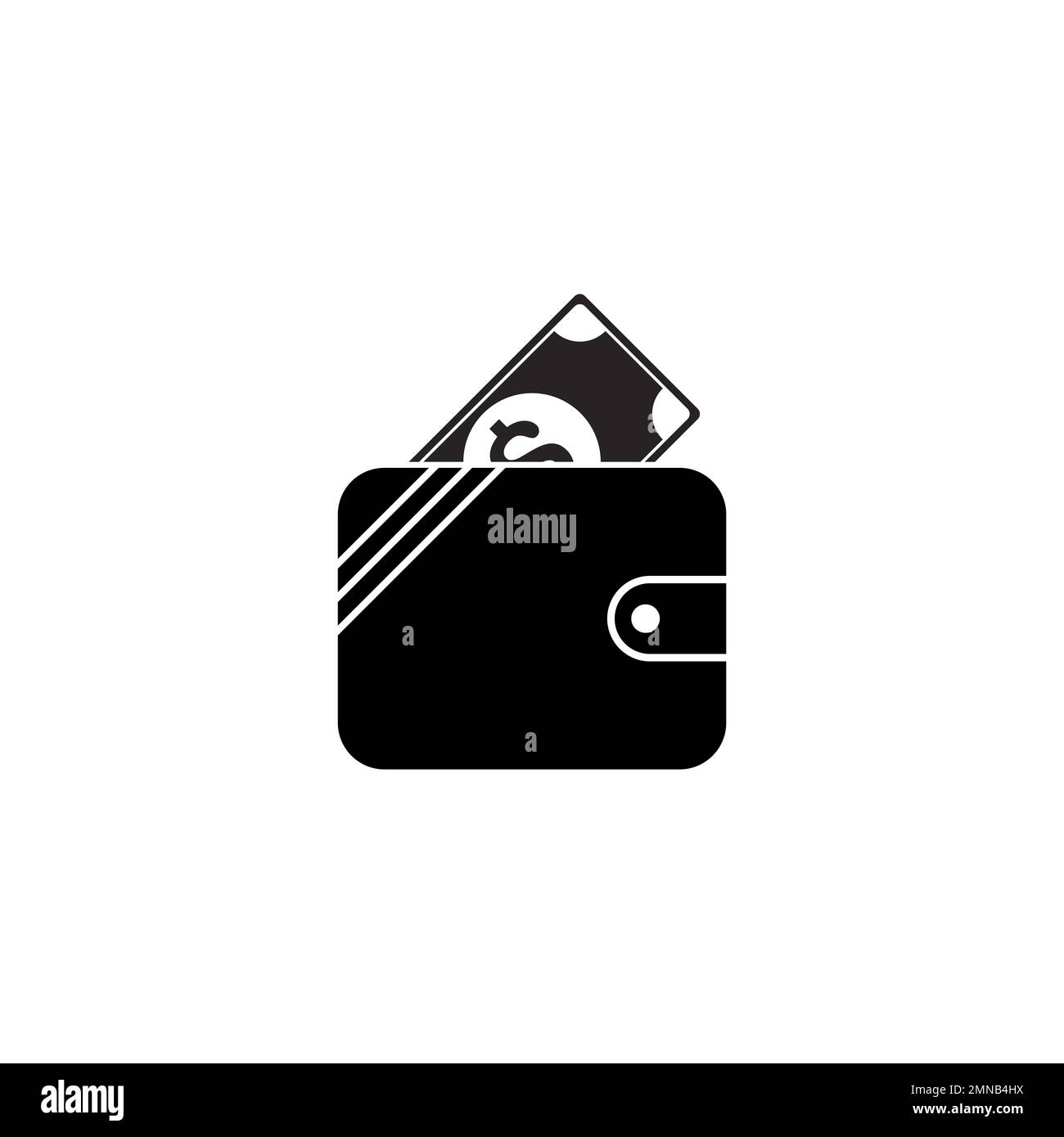 Wallet icon vector illustrstion simple design Stock Photo - Alamy
