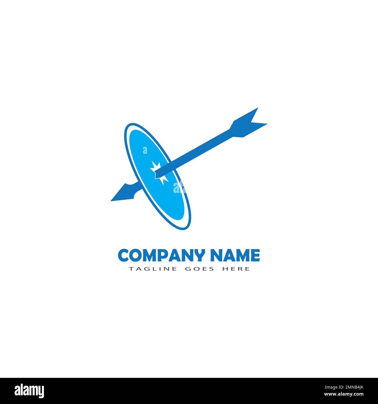 Archery target logo vector icon illustration design Stock Photo - Alamy