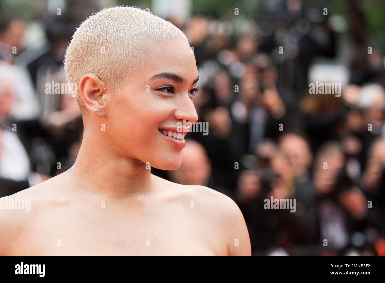 Mette Towley poses for photographers upon arrival at the premiere of ...