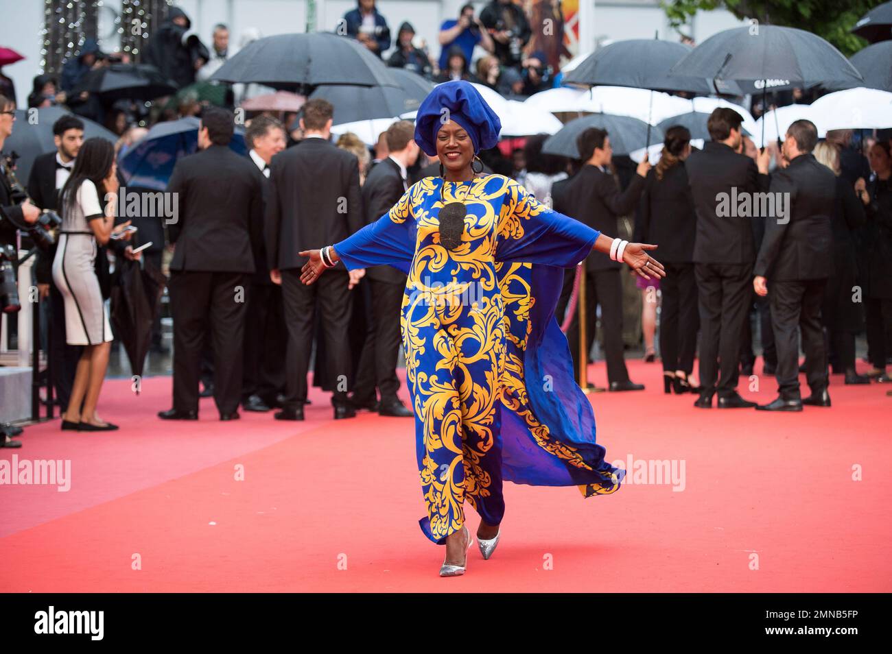 Jury member Khadja Nin poses for photographers upon arrival at the ...