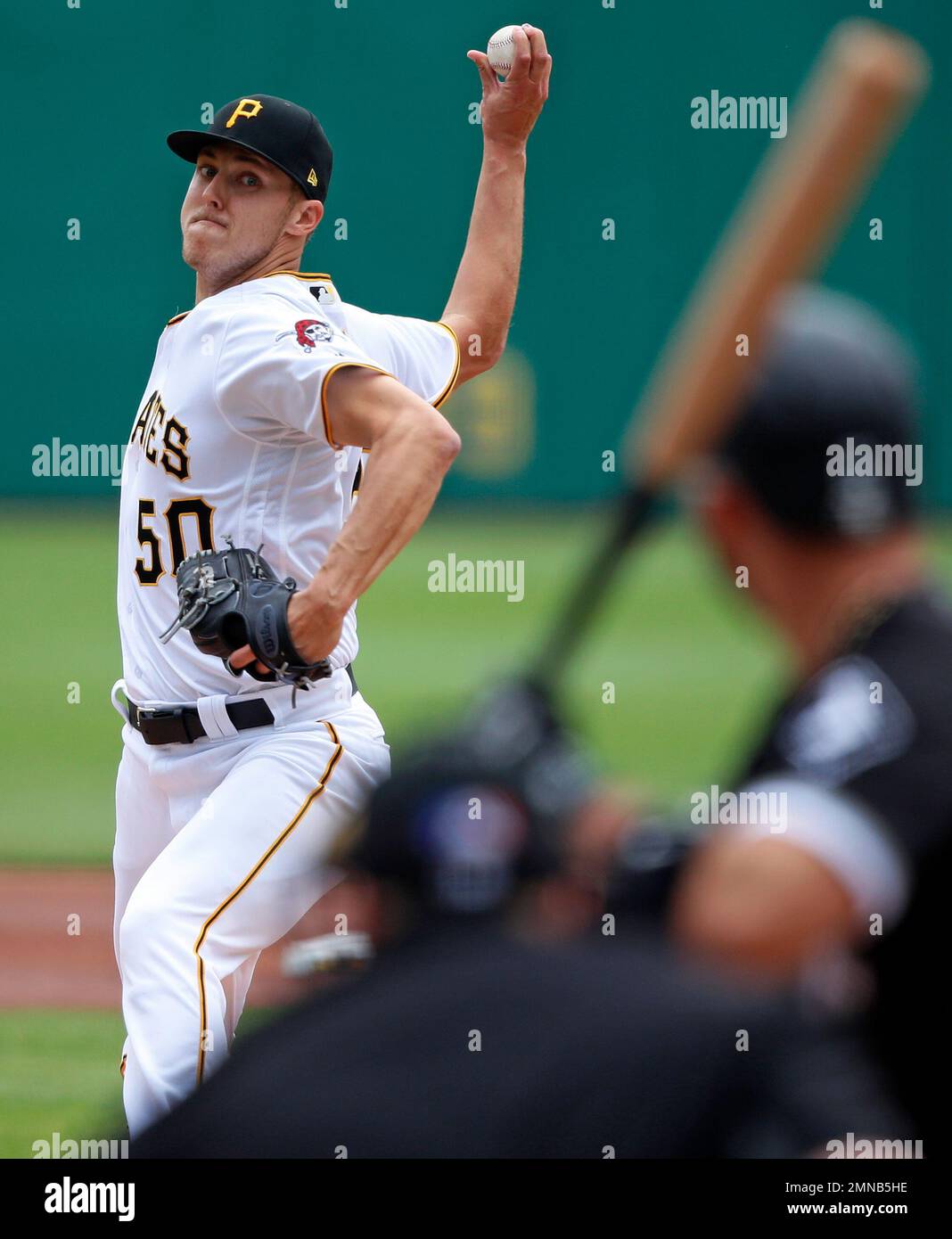 Pittsburgh Pirates starting pitcher Jameson Taillon delivers in the ...