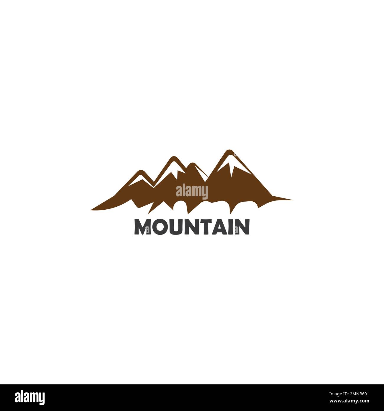 Mountain logo vector illustration design template and background Stock ...