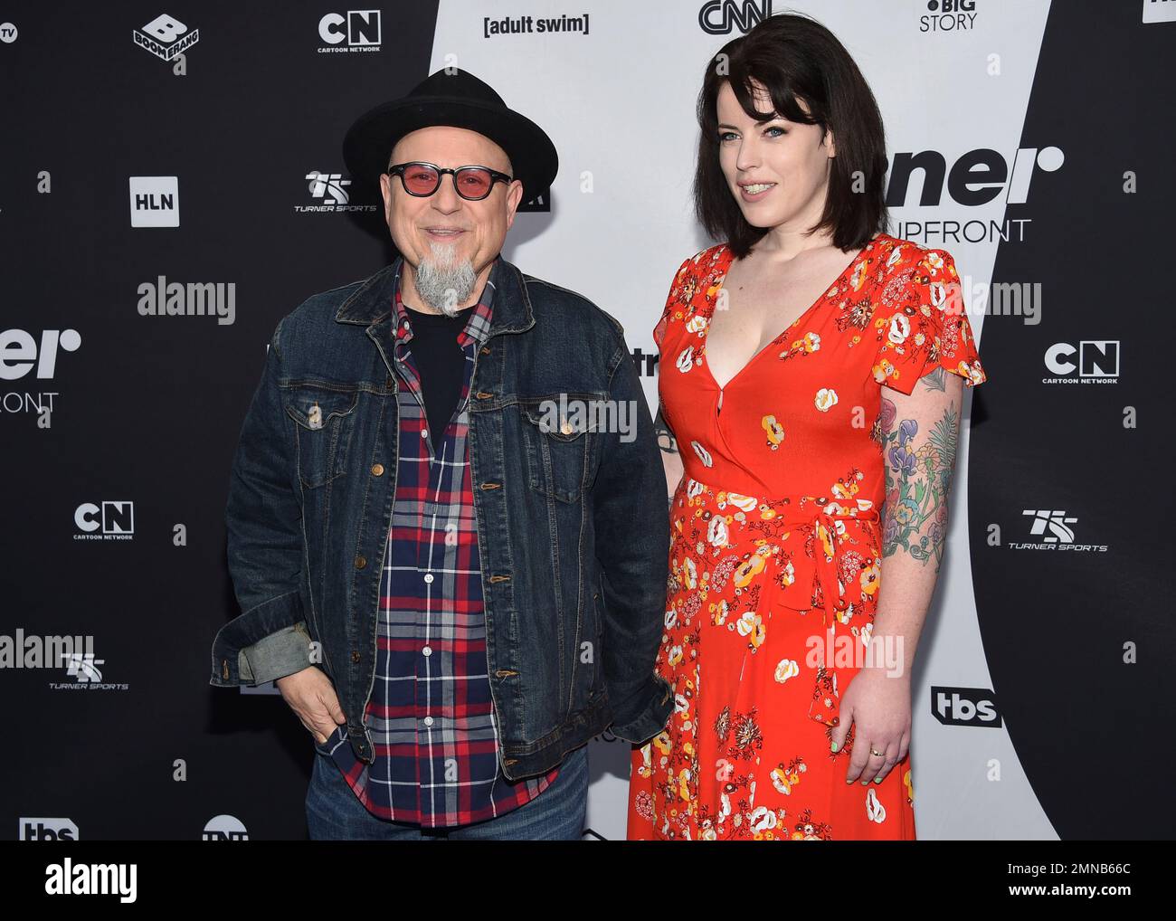 Actor Bobcat Goldthwait, left, and Nora Muhlenfeld attend the Turner ...