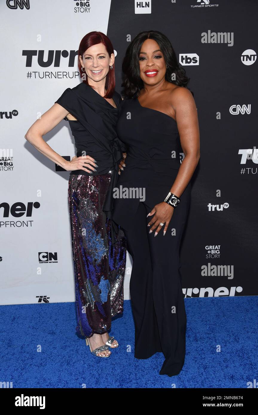 Actors Carrie Preston, left, and Niecy Nash attend the Turner Networks ...
