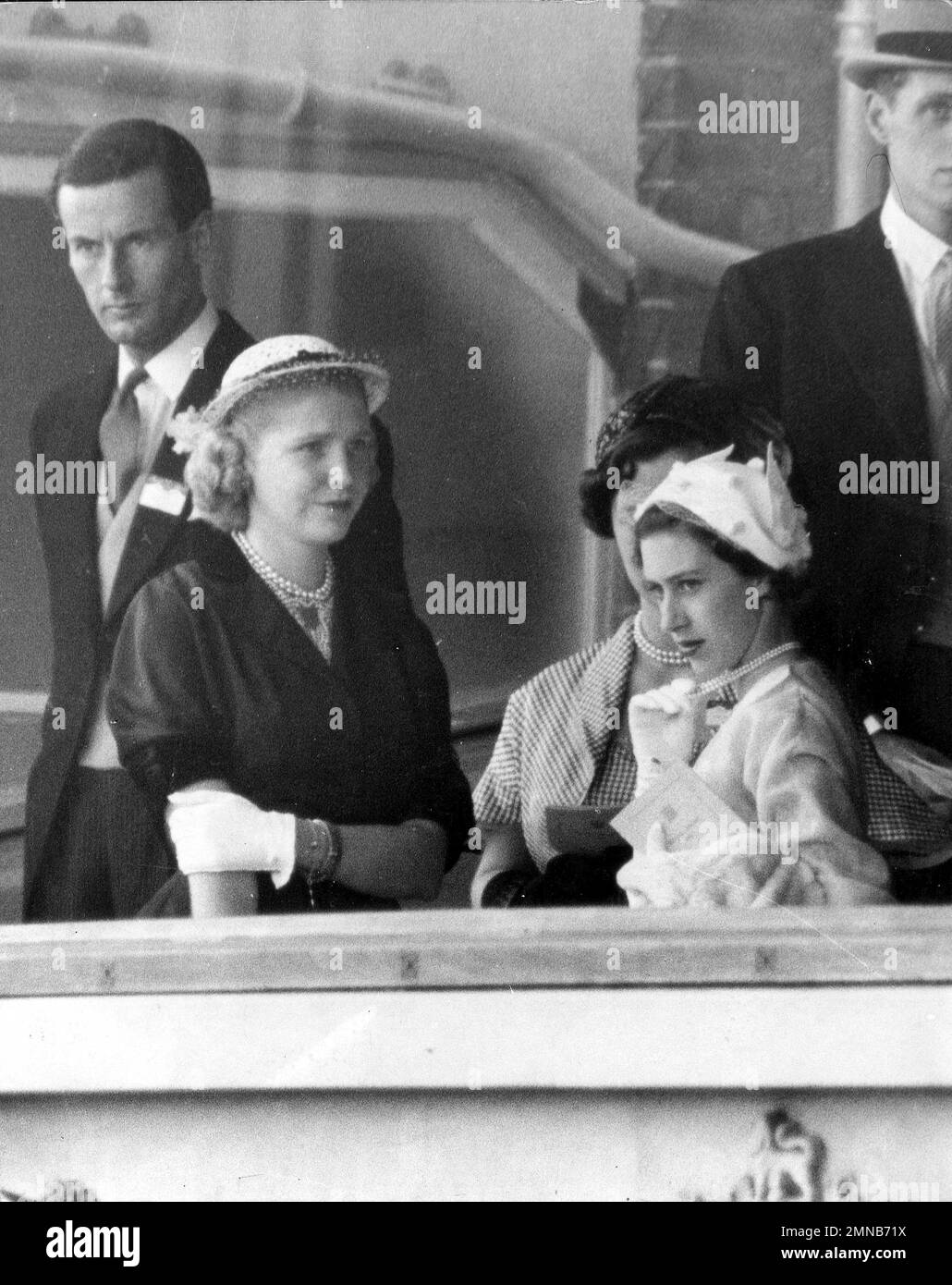 FILE - In this June 13, 1950 file photo, Princess Margaret, right ...