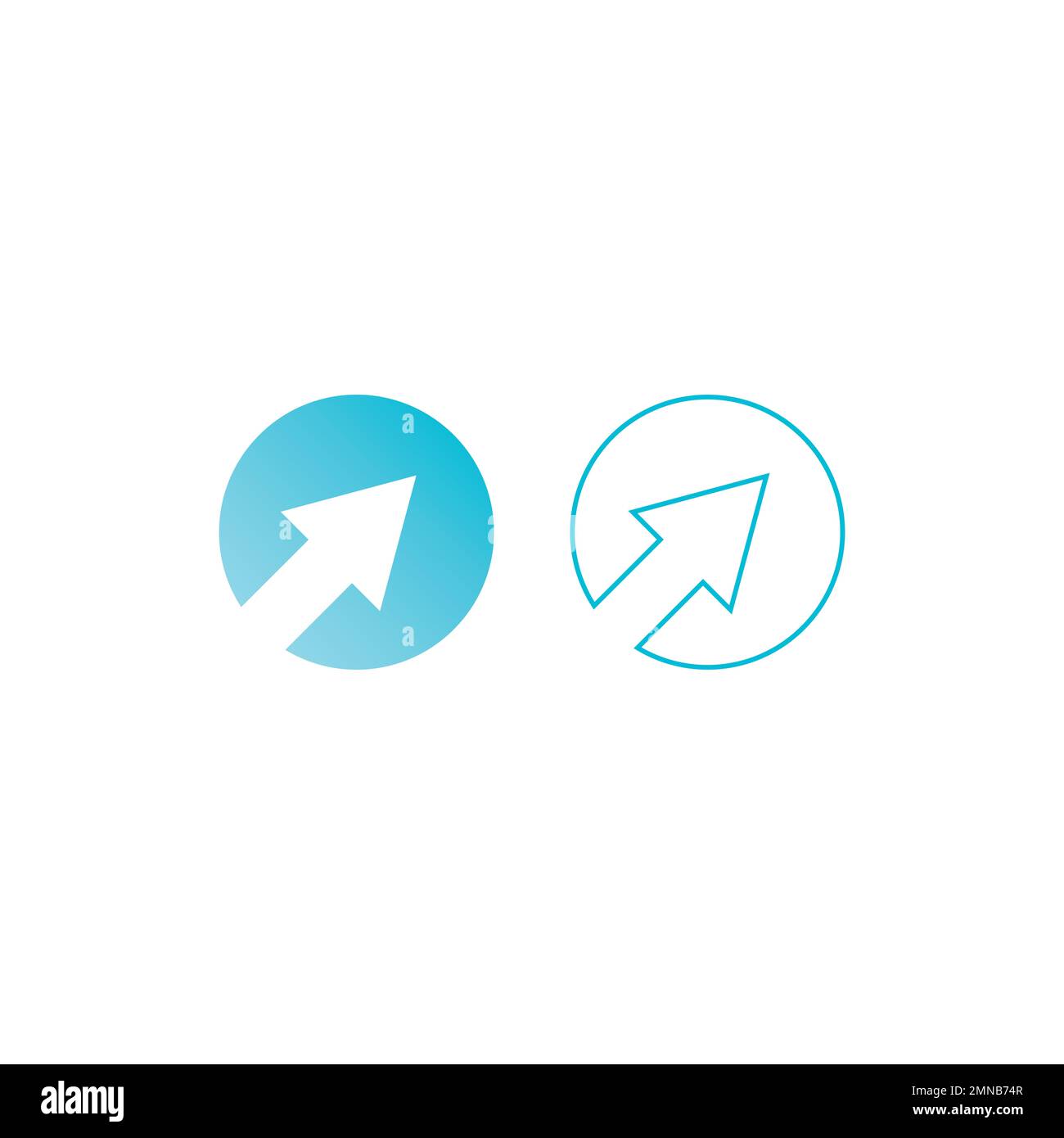 Arrow logo vector illustration design template Stock Photo - Alamy