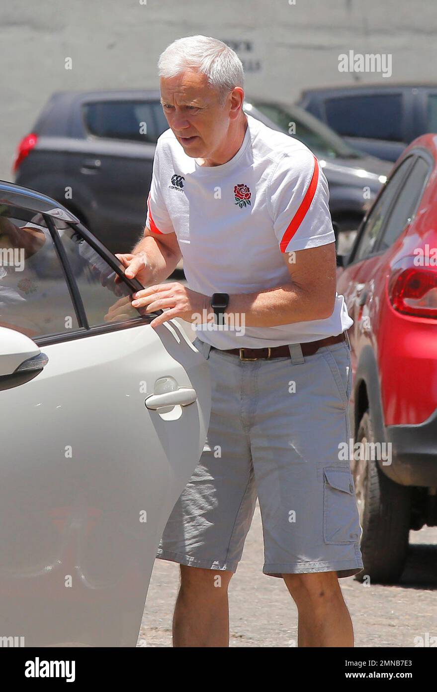 An unidentified family member of British rugby player Thomas Howard ...