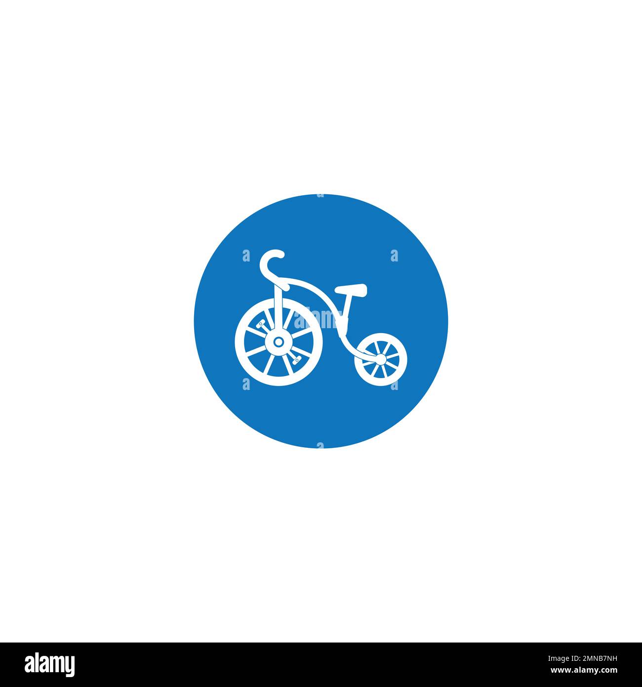kids bike icon vector illustration flat design Stock Photo - Alamy