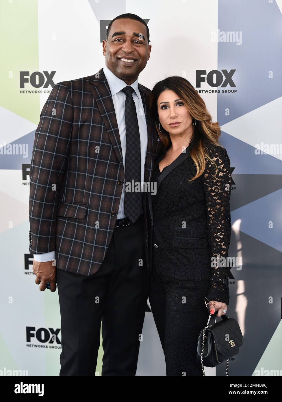 "First Things First" co-host Cris Carter and girlfriend attend the Fox ...