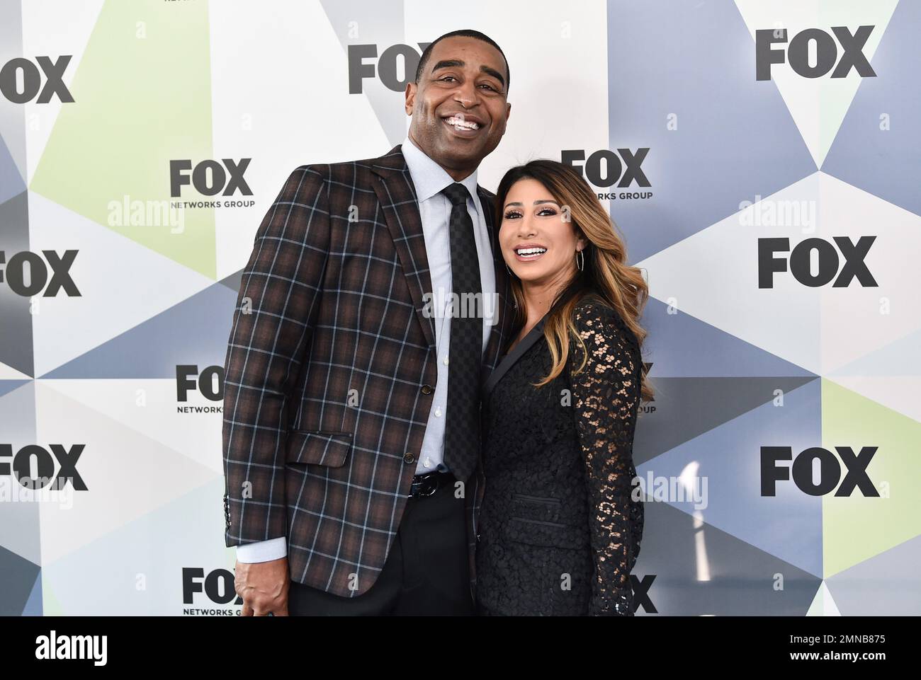 "First Things First" co-host Cris Carter and girlfriend attend the Fox ...