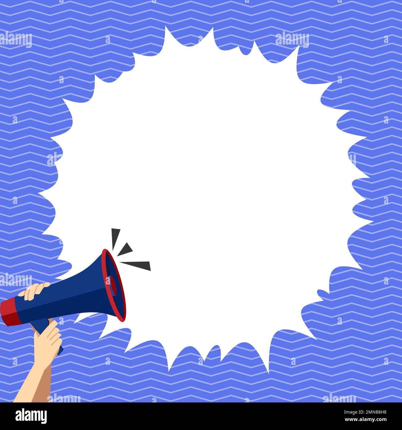 Megaphone protest device isolated Stock Vector Images - Alamy