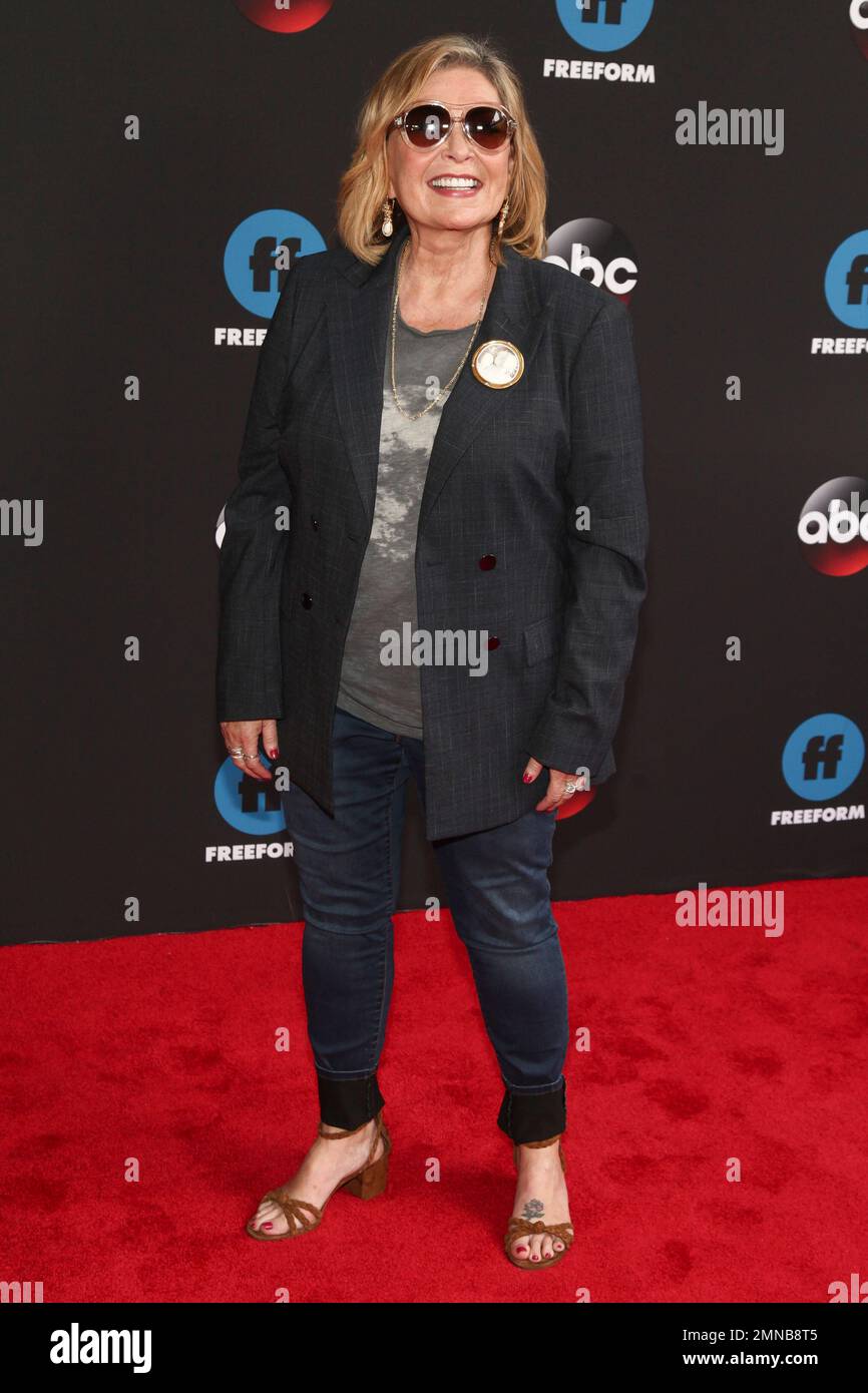 Roseanne Barr attends the Disney/ABC/Freeform 2018 Upfront Party at ...