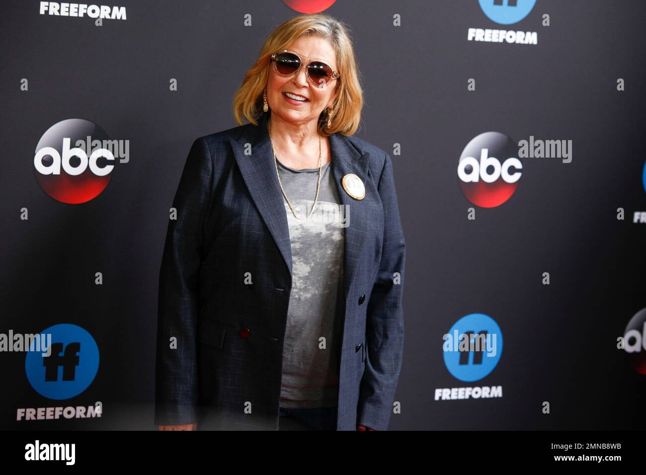 Roseanne Barr attends the Disney/ABC/Freeform 2018 Upfront Party at ...