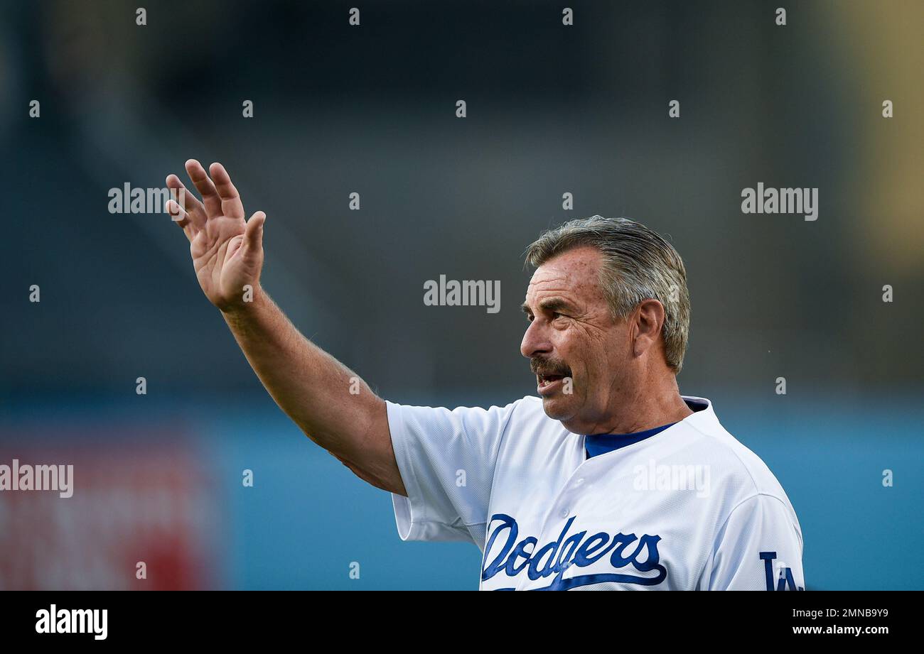 Los Angeles police chief Charlie Beck prepares to throw out the ...