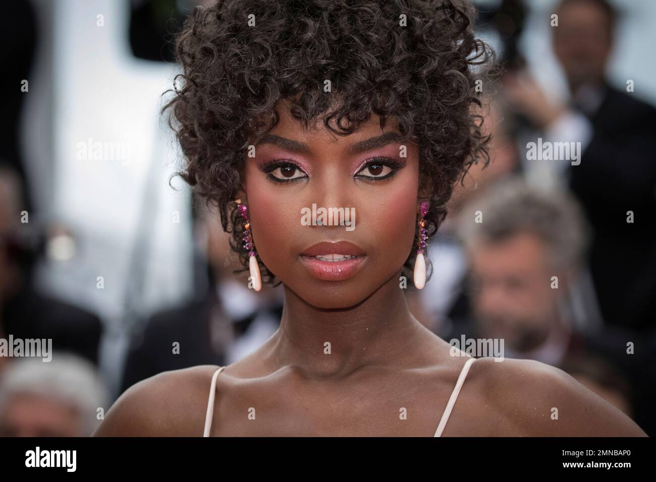 Model Maria Borges poses for photographers upon arrival at the premiere ...