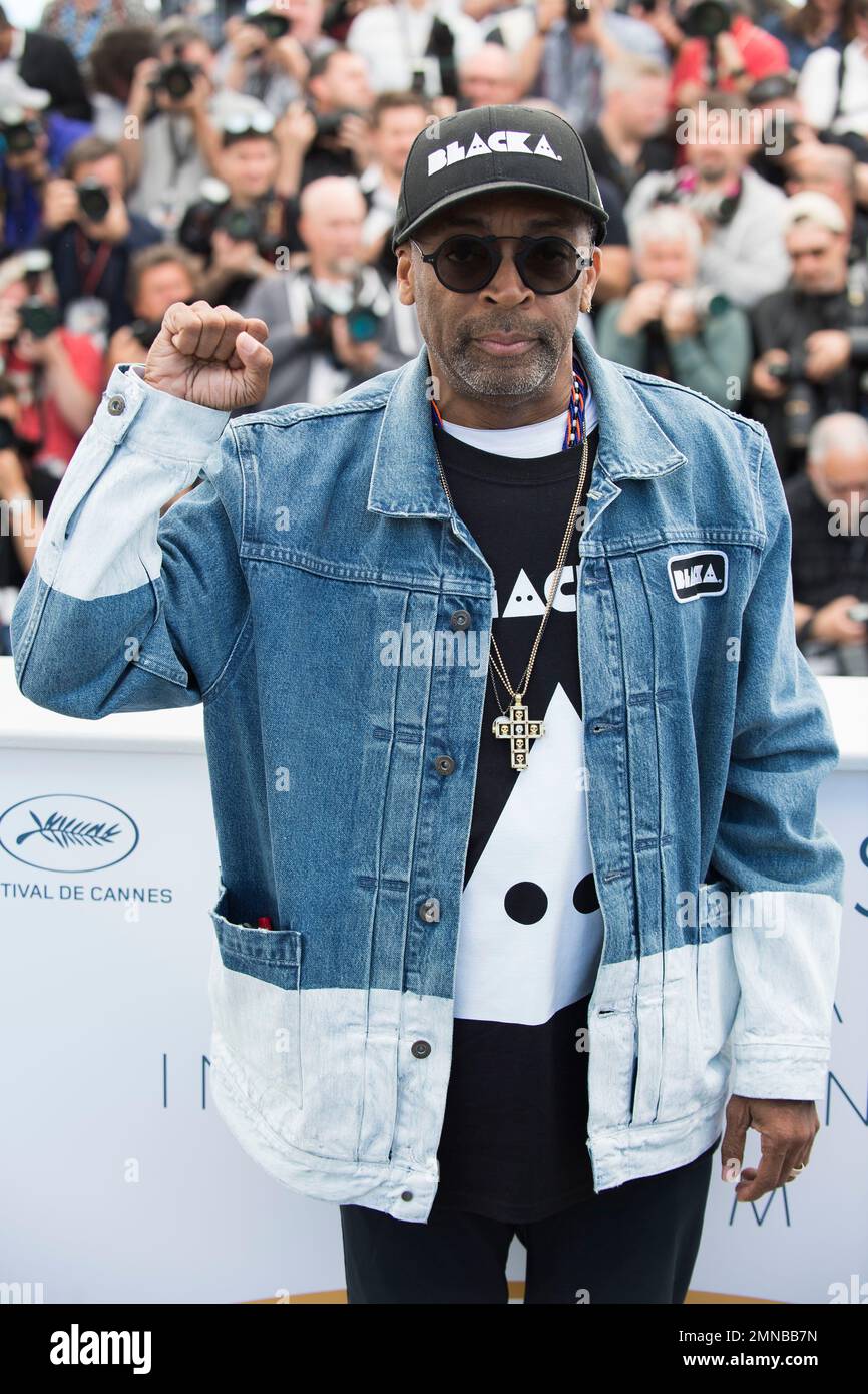 Director Spike Lee poses for photographers during a photo call for the ...