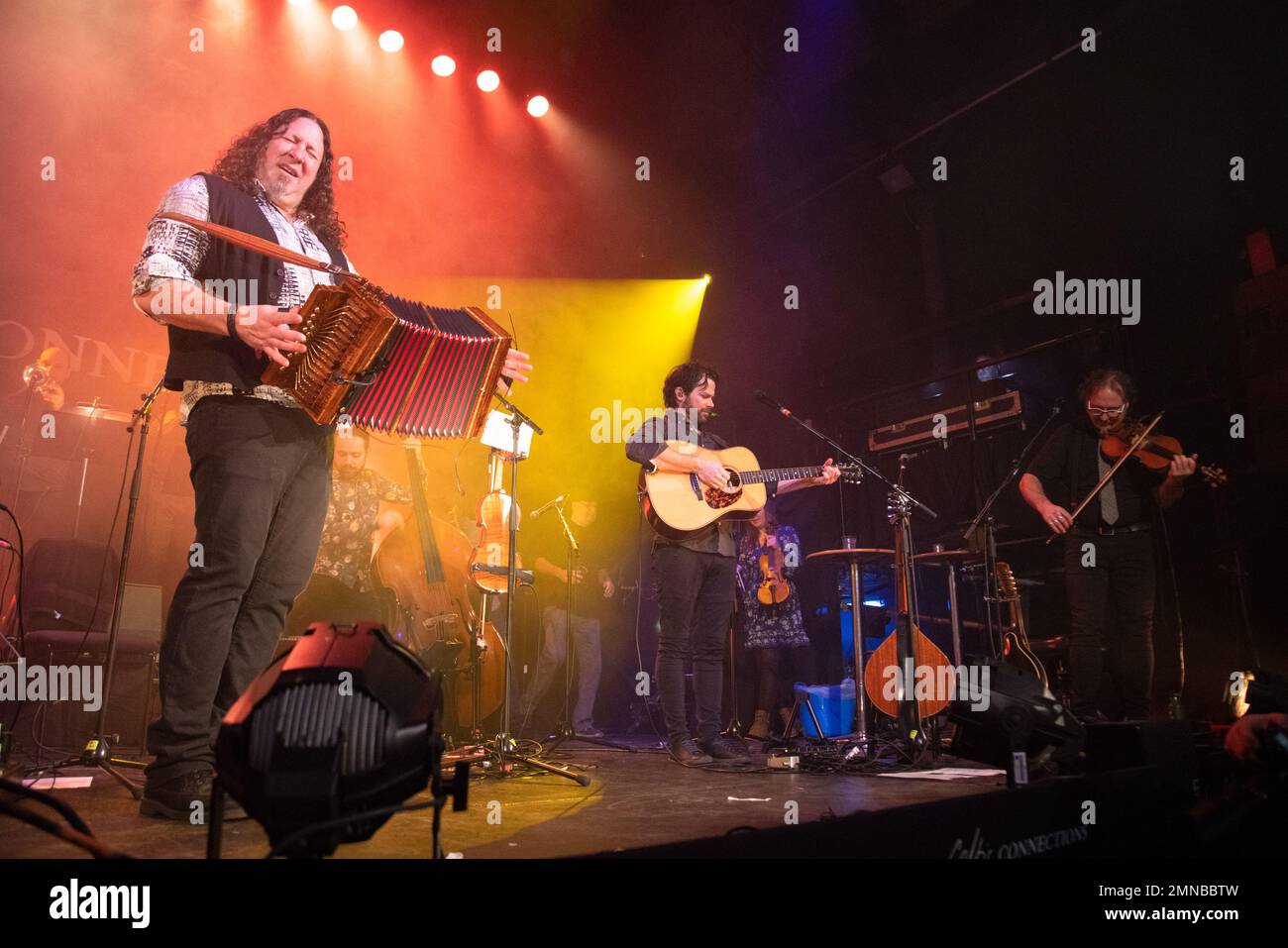 Glasgow Scotland. 19 January 2023. Le Vent du Nord, Canadian folk group ...