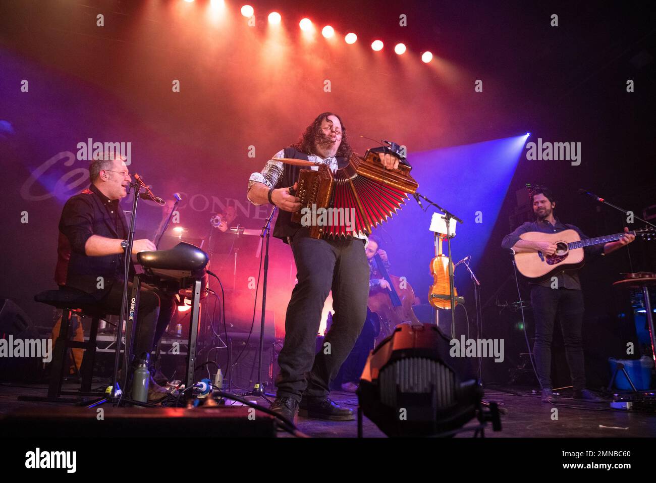 Glasgow Scotland. 19 January 2023. Le Vent du Nord, Canadian folk group ...