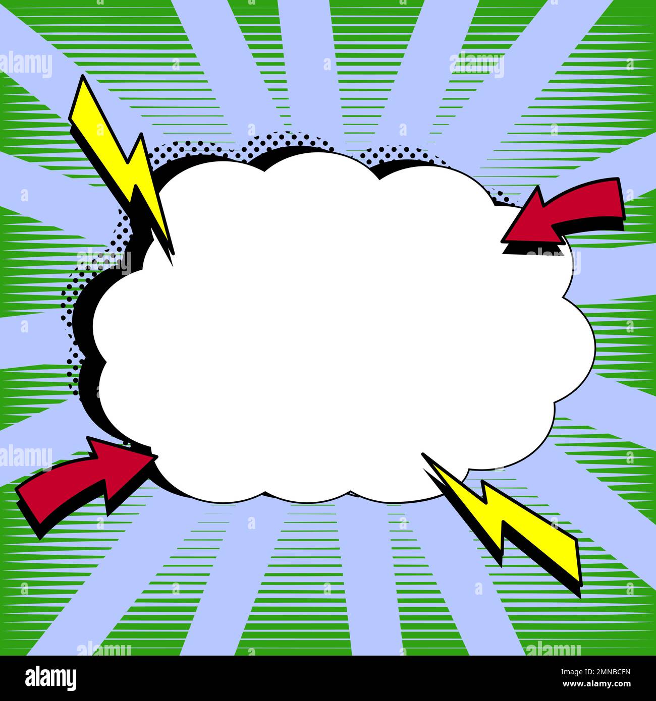 Comics Design Frames. Beautiful Photo Frame Set With Boom Bubbles For ...