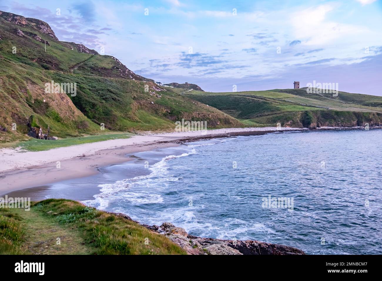 Beautiful sunset on Maghery beach in Co. Donegal Stock Photo - Alamy