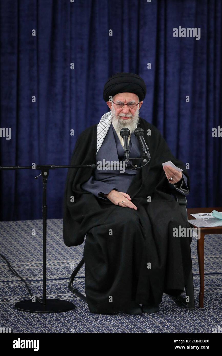 Tehran, Tehran, Iran. 30th Jan, 2023. This handout picture provided by ...