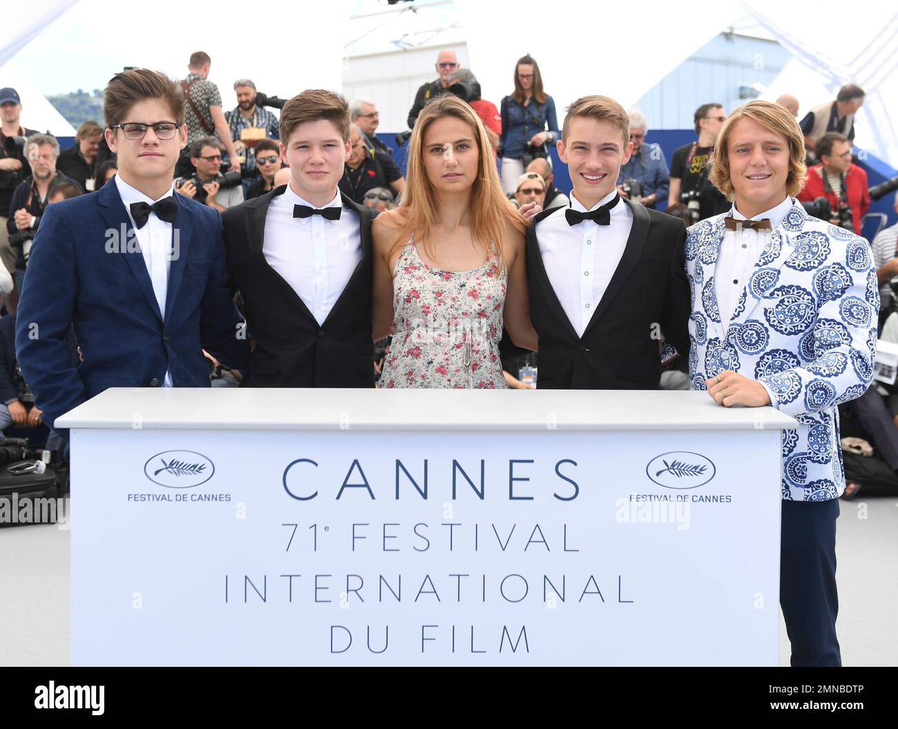 Actors Jan-Daniel Naude, from left, Brent Vermeulen, Lily Bertish, Alex ...