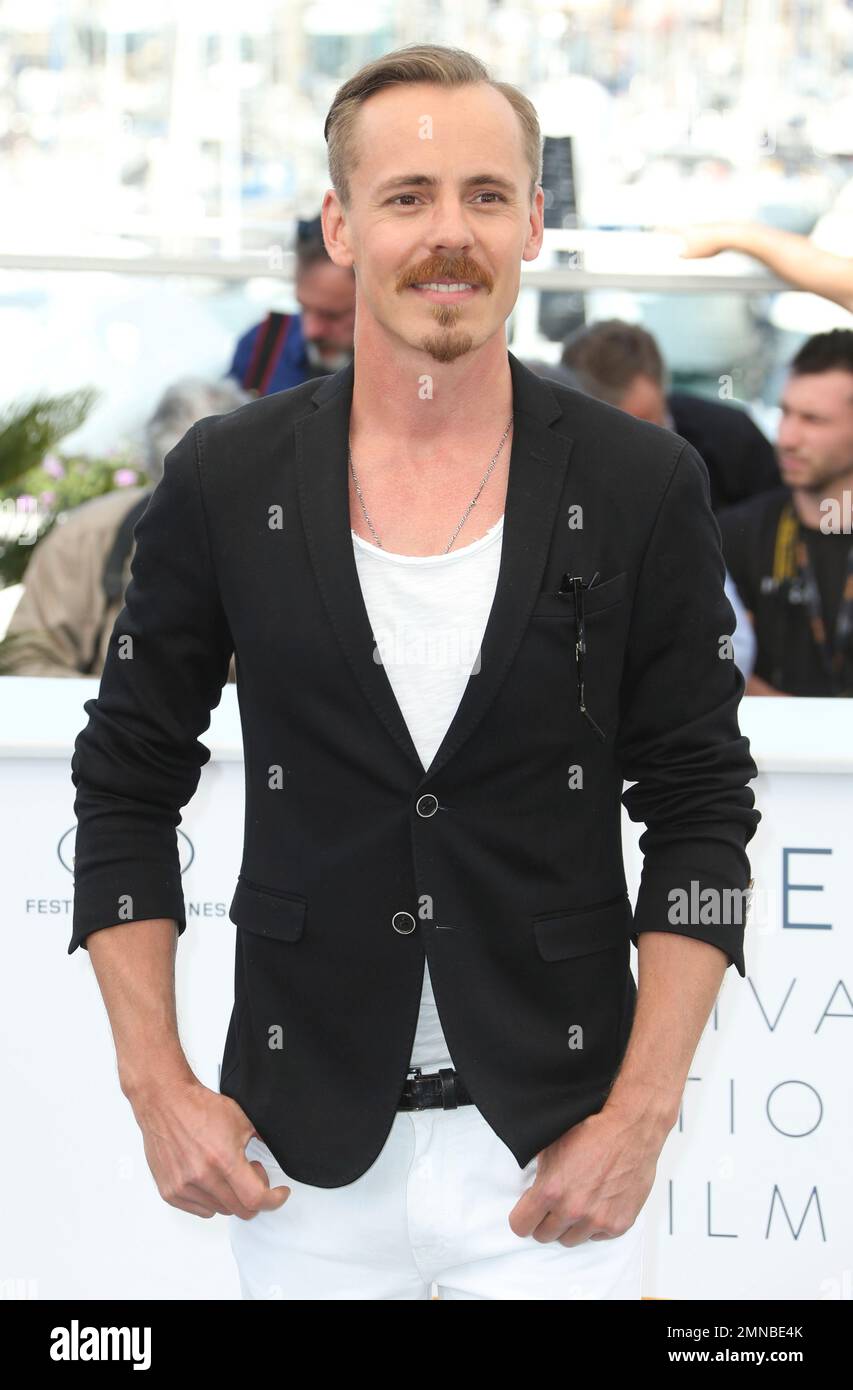 Actor Jasper Paakkonen poses for photographers during a photo call for ...