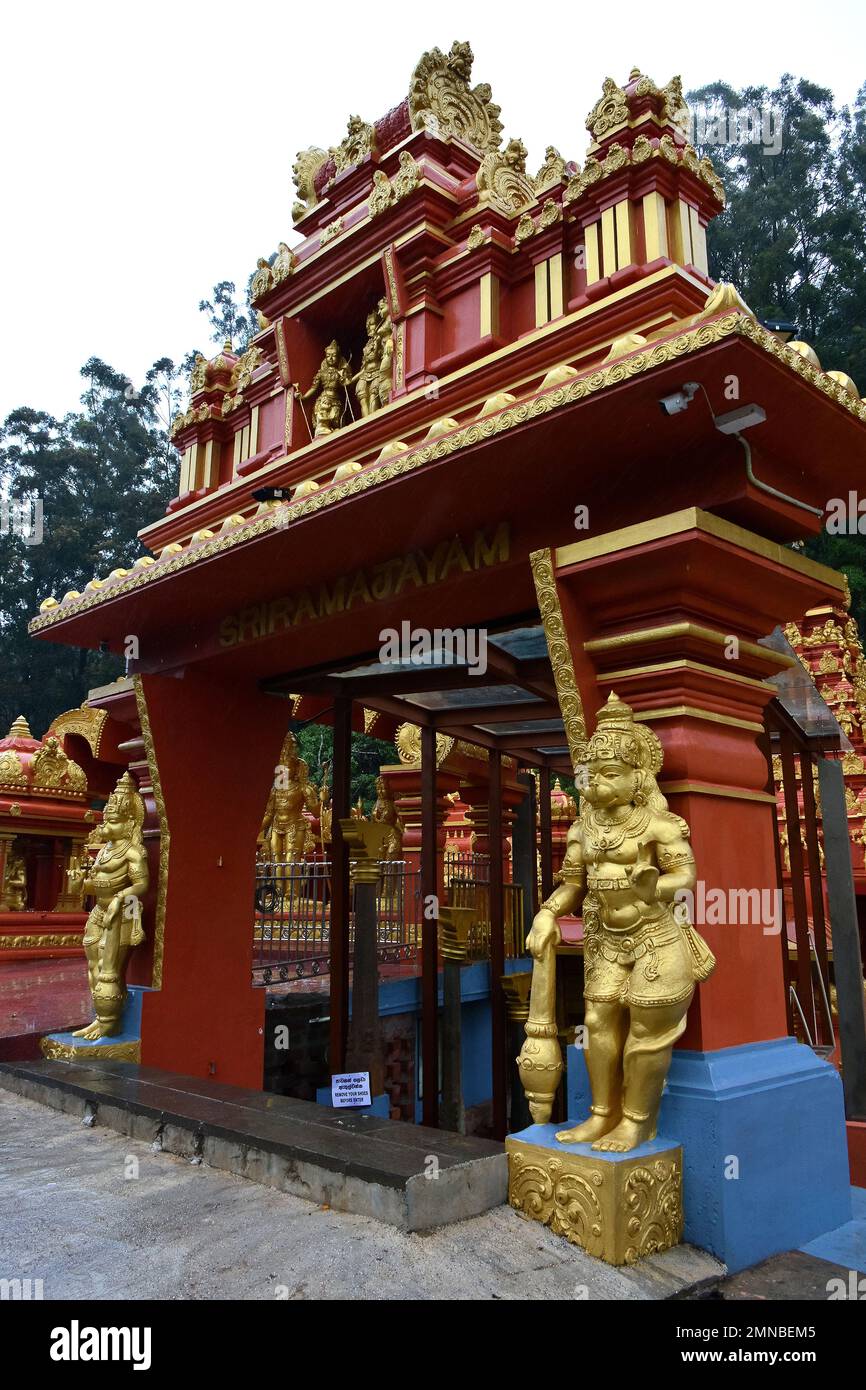 Seetha Amman Temple, Sita Eliya village, Central Province, Srí Lanka ...