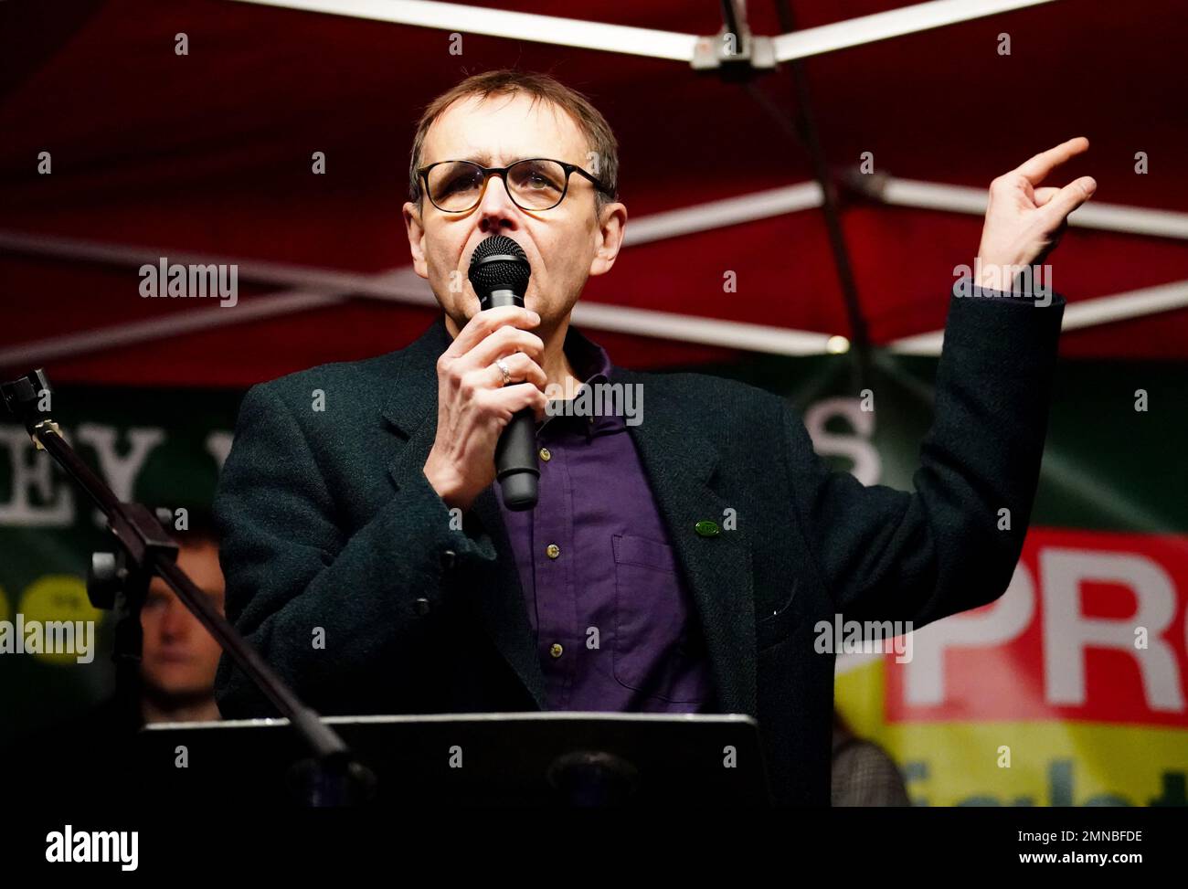 John Leach, assistant general secretary of the Rail, Maritime and ...