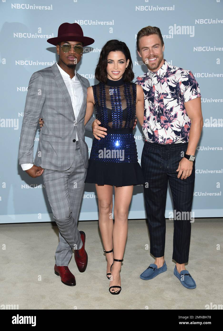 Ne-Yo, from left, Jenna Dewan and Derek Hough attend the 2018 ...