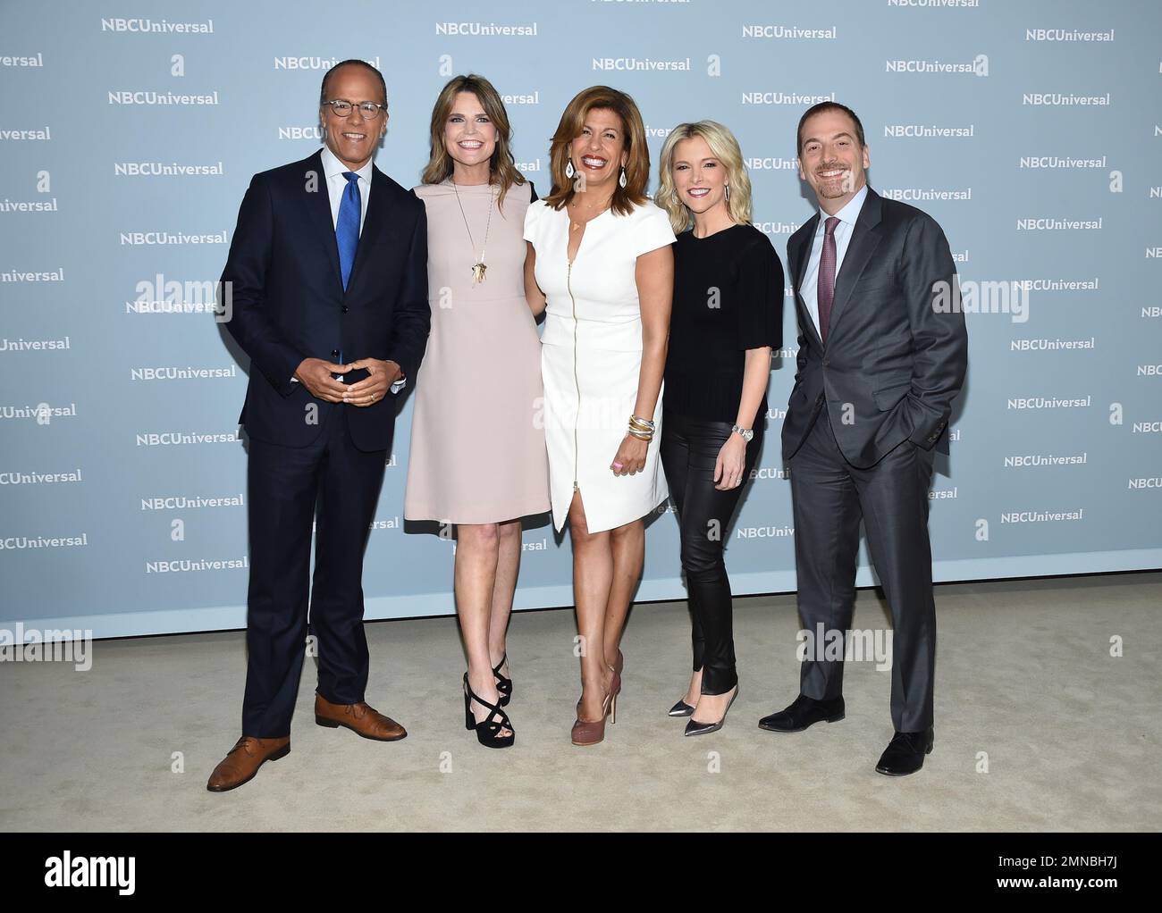 Lester Holt From Left Savannah Guthrie Hoda Kotb Megyn Kelly And