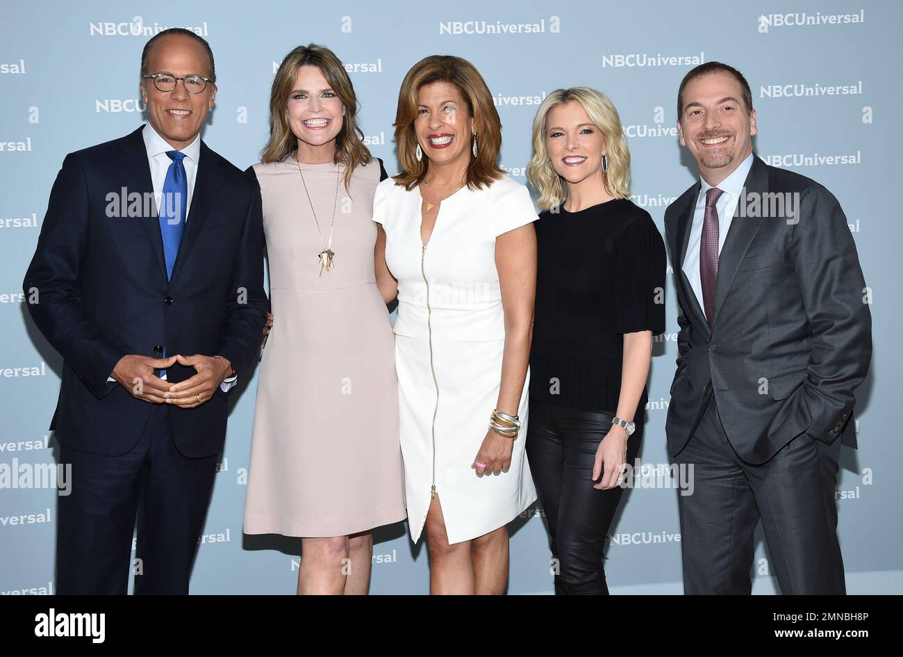 Lester Holt From Left Savannah Guthrie Hoda Kotb Megyn Kelly And