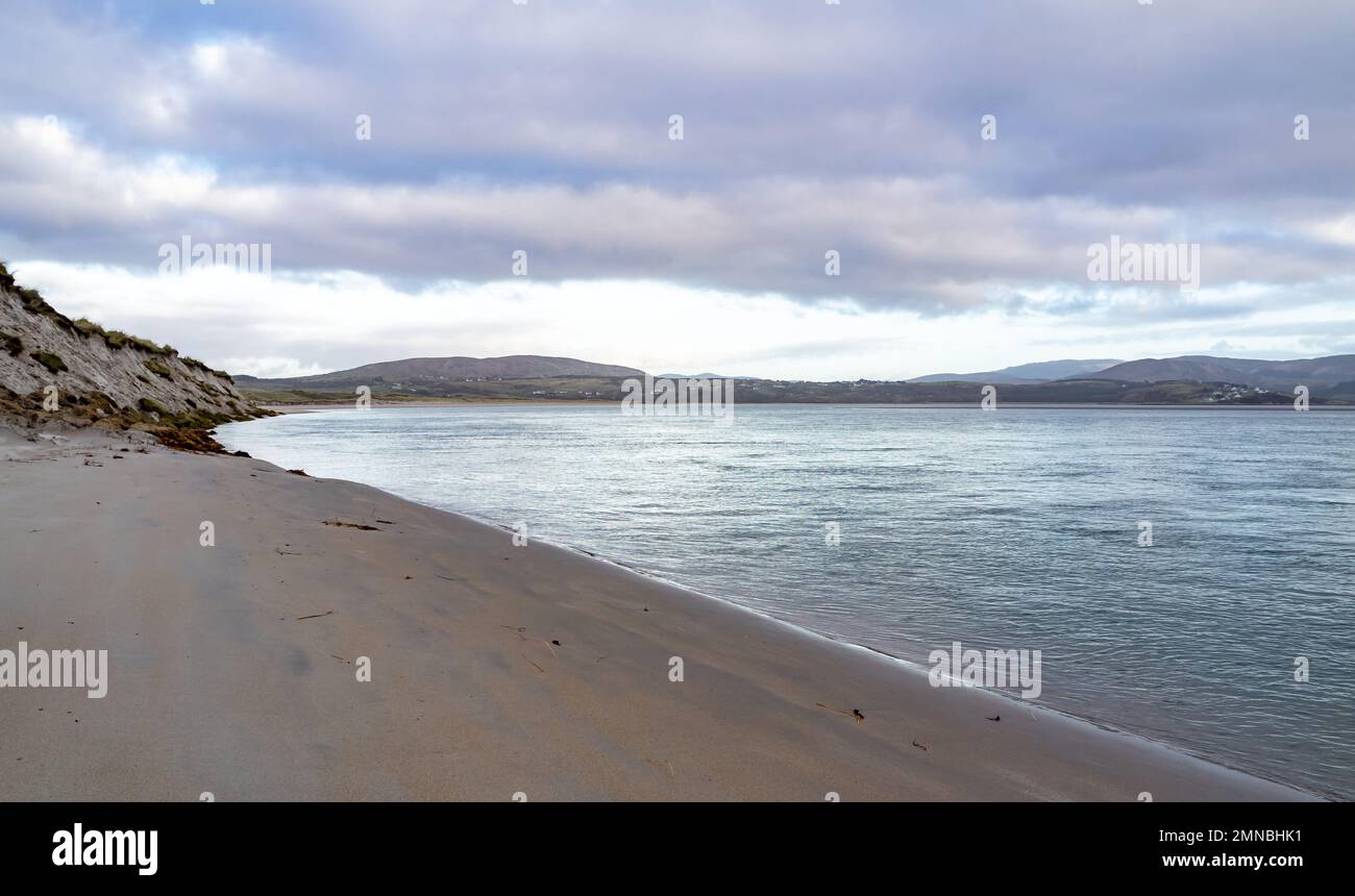 Dooey beach by Lettermacaward in County Donegal - Ireland Stock Photo ...