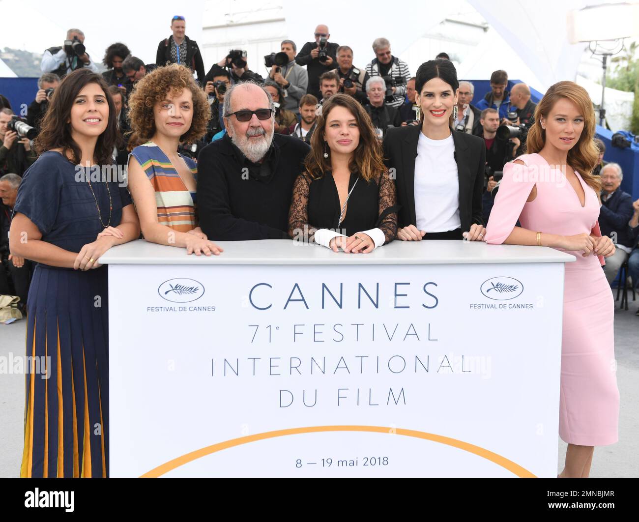 Actresses Flora Diegues, from left, Marina Provenzano, director Carlos ...