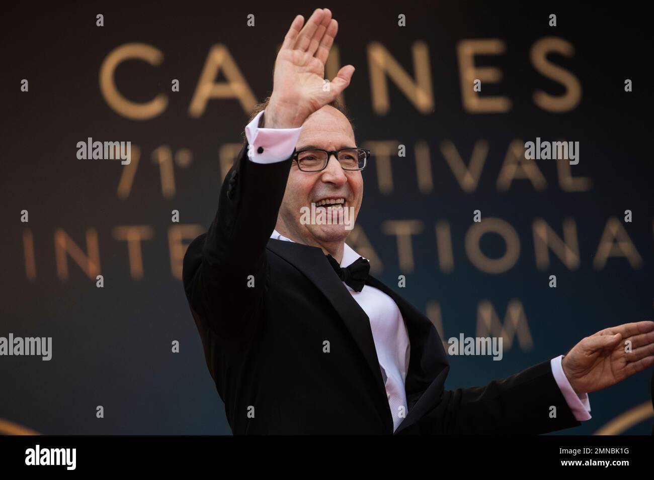 Actor Roberto Benigni poses for photographers upon arrival at the ...