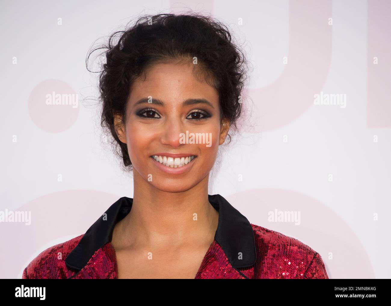 Hajiba Fahmy poses for photographers upon arrival at the Fashion For ...