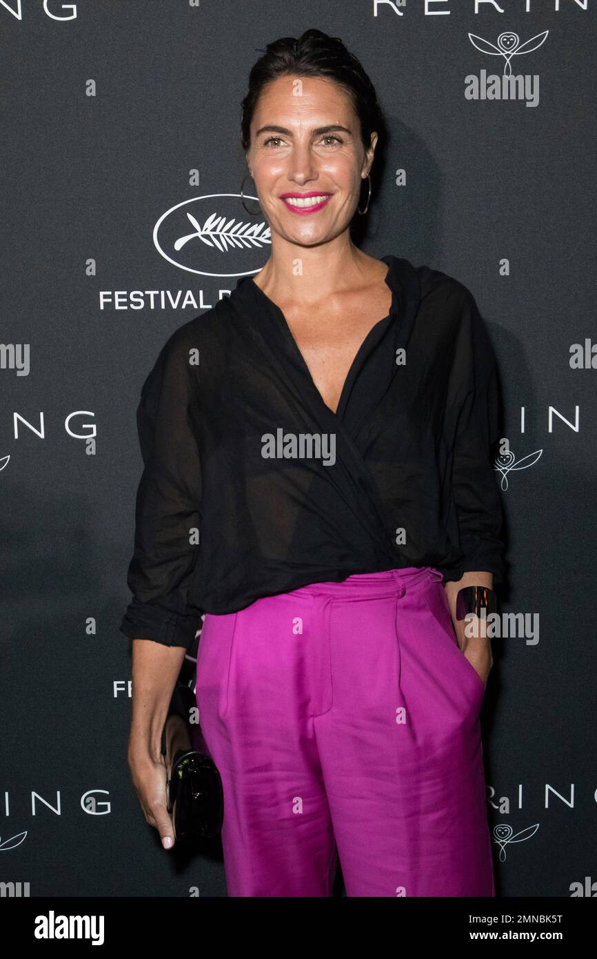 Alessandra Sublet poses for photographers upon arrival at the Kering ...