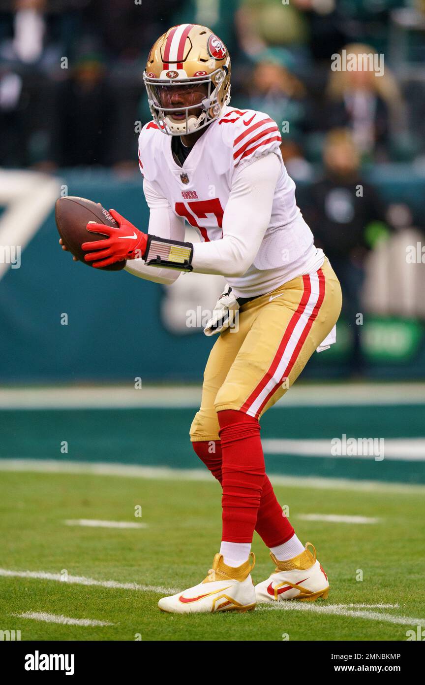 San Francisco 49ers quarterback Josh Johnson (17) in action during the ...