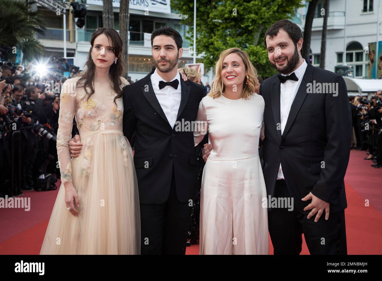 Karim Leklou, Marie Monge, Tahar Rahim and Stacy Martin pose for ...