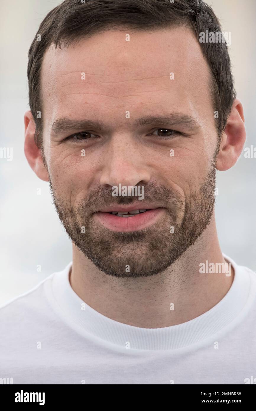 Actor Alban Lenoir poses for photographers during a photo call for the ...