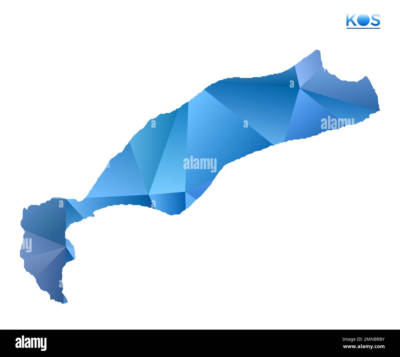 Island kos map hi-res stock photography and images - Alamy