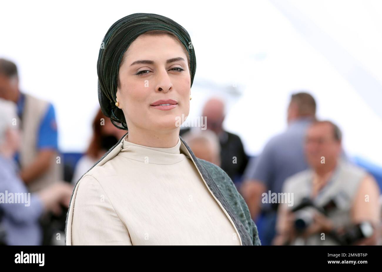 Actress Behnaz Jafari poses for photographers during a photo call for ...