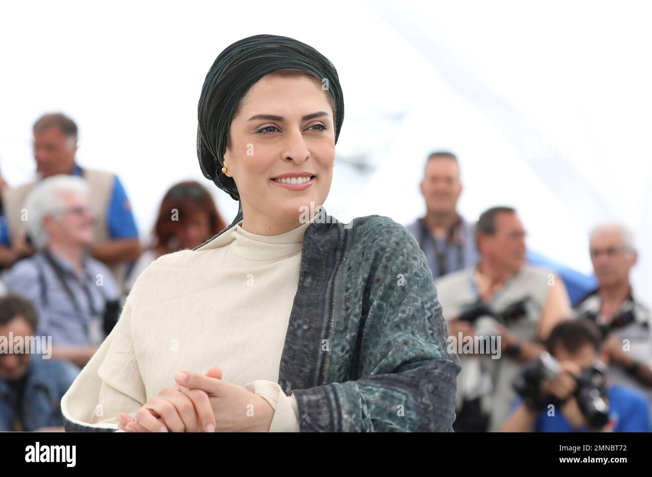 Actress Behnaz Jafari poses for photographers during a photo call for ...