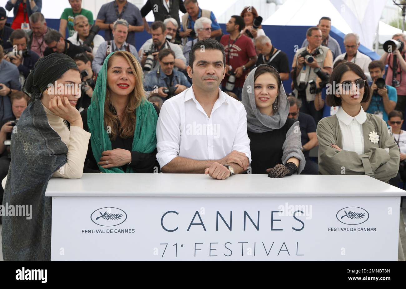 Actress Behnaz Jafari, from left, editor Mastaneh Mohajer, director of ...
