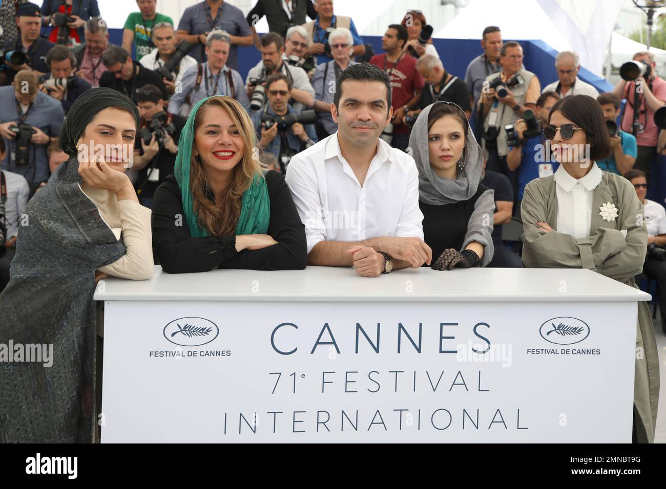 Actress Behnaz Jafari, from left, editor Mastaneh Mohajer, director of ...